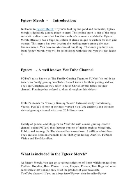 Ppt Fgteev Merch Powerpoint Presentation Free Download Id11326208