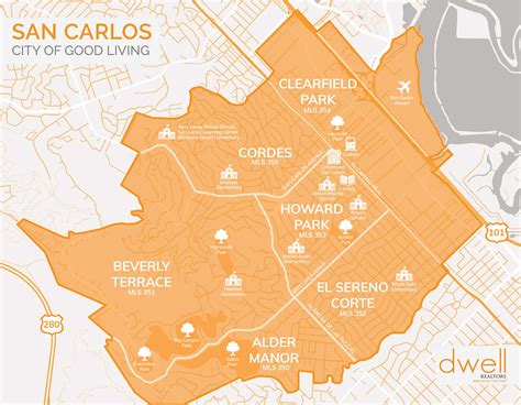 San Carlos Map California At James Auxier Blog