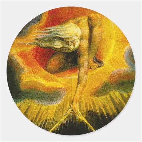 William Blake Ancient Of Days Stickers Zazzle