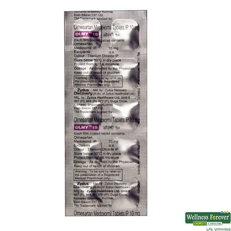 Buy Olmy 10mg 10 Tablets Online At Best Prices Wellness Forever