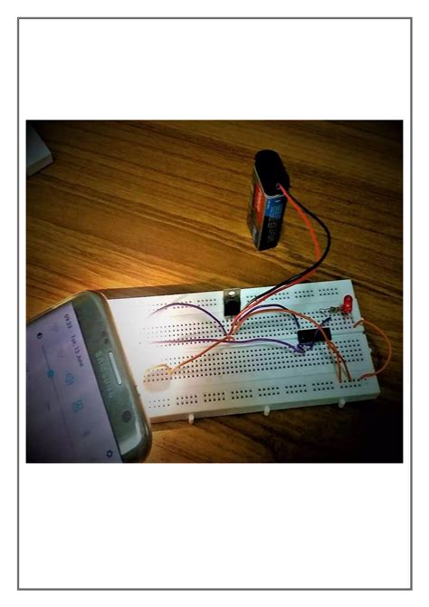 Light Detector Using Nand Gate Docx Cameras And Camcorders