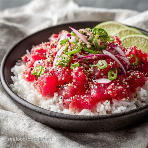 Ahi Tuna Poke Bowl Recipe In 40 Minutes Seafood Portal