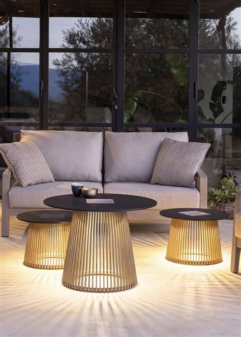 Halo Lighted Coffee Table Space Lighting