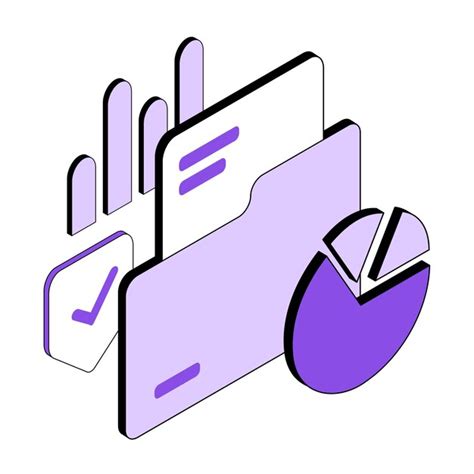 Analysis Folder Premium Vector