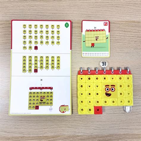 Hand2mind Numberblocks 31 40 Mathlink Cubes Activity Set Learn