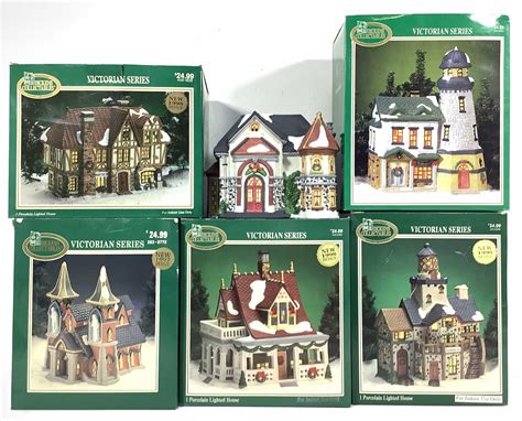 Lot 6 Dickens Collectibles Victorian Series Bldgs