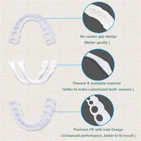Dentures Teeth One Size Fits All Top Notch Teeth Covers For Confident Smile 2 Pcs Buy Now