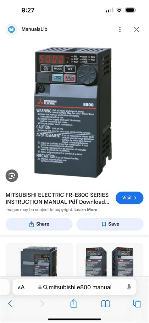 Mitsubishi Vfd Parameters Rindustrialmaintenance