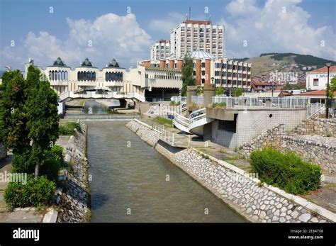 Novi Pazar Serbia 26 July The Modern City Center Of Novi Pazar With