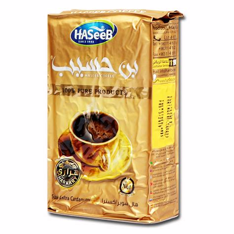HASEEB COFFEE SUPER EXTRA CARDAMOM (GOLD) 10X500GR - Fadie Food