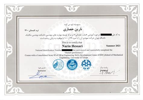 Matlab Programming Algorithms Narin Hessari