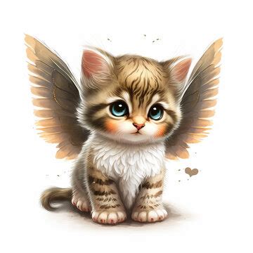 Cute Anime Cats With Wings
