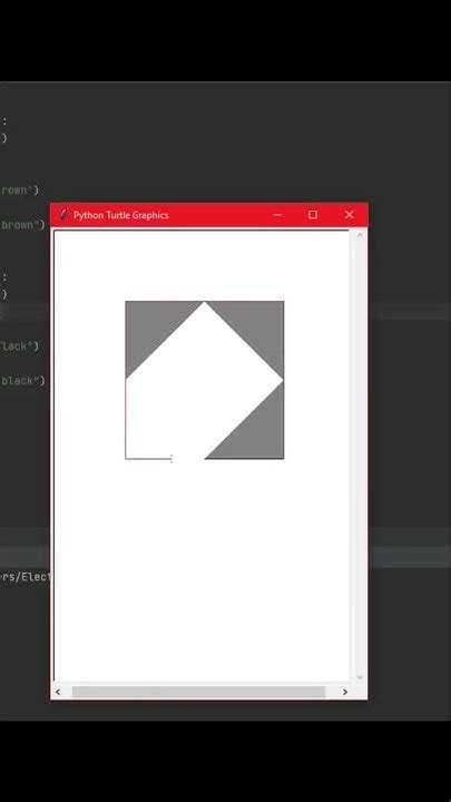 Making A Beautiful Squares Pattern Using Python Turtle Programming