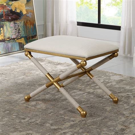 Socialite Small Bench Uttermost Furniture Cart