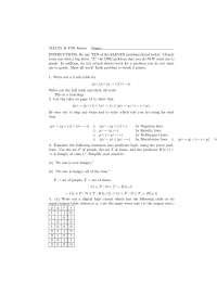 Discrete Mathematics Midterm Exam Question With Solutions Docsity