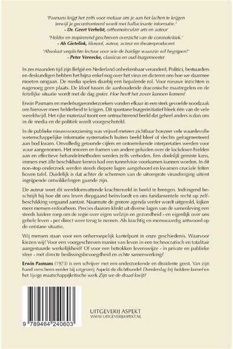Erwin Pasmans De Coronaplandemie Wehkamp