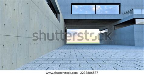 Exit Estate Through Arched Passage Walls Stock Illustration 2233886577 Shutterstock
