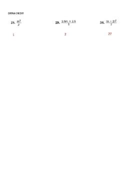 Evaluating Expressions With Variables Quiz By STEM IN THEM TPT