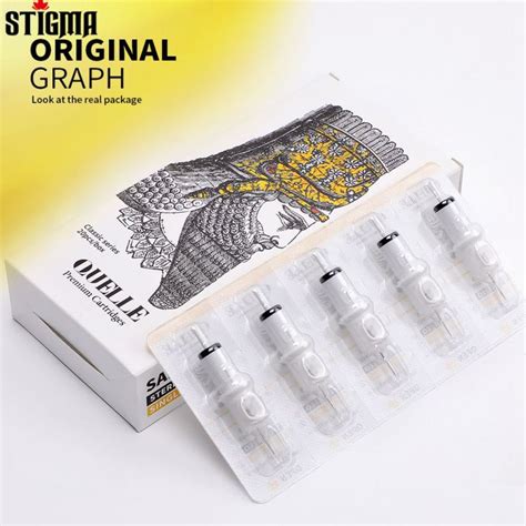 Stigma 20pcs Box Tattoo Cartridge Needles 3rl 5rl 7rl 14rl Premium With Soft Membrane Complete