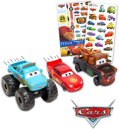 Disney Cars Toys 3 Pack Set Bundle Of Pixar Cars Toys
