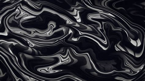 1024x576 Resolution Black Color Liquid 4k 1024x576 Resolution Wallpaper