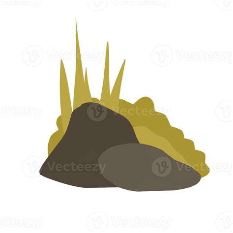 Stones And Grasses 35753341 Png