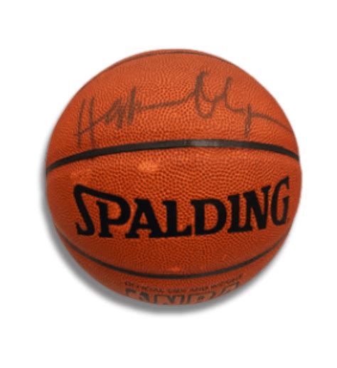 Hakeem Olajuwon Basketball Hakeem Olajuwon Signed Basketball