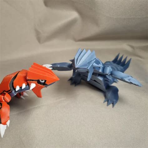 3mf File Groudon Pokemon Flexible Flexy 🐉 ・3d Print Design To Download