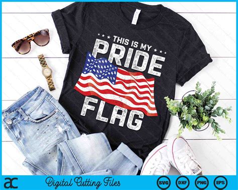 This Is My Pride Flag Usa American Patriotic Svg Png Printable Files