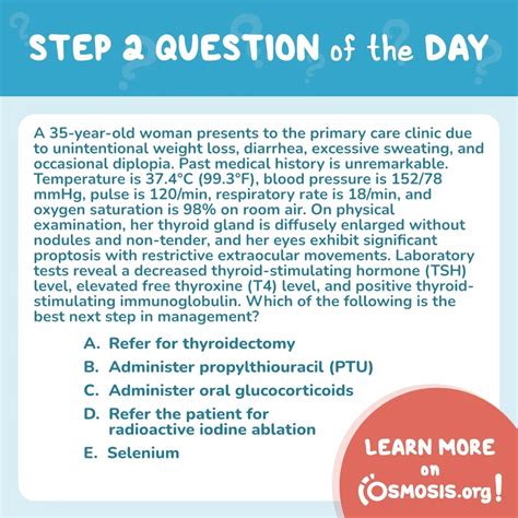 Usmle® Step 2 Question Of The Day Thyroid Management Osmosis Blog
