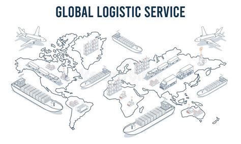 Global Logistic Service Concept With Automated Guided Vehicles Agvs And Autonomous Mobile