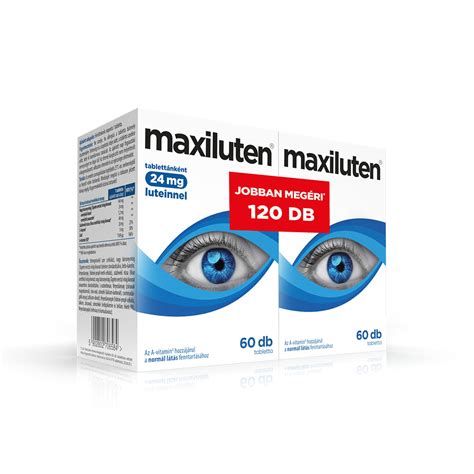 Maxiluten Lutein Tabletta Duopack 60db60db