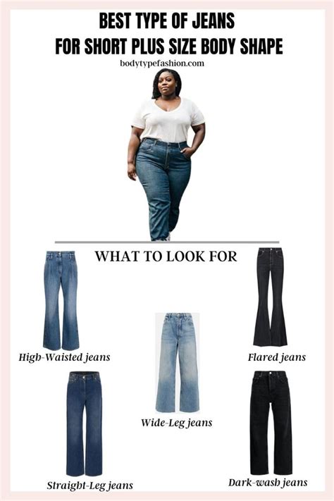Best Type Of Jeans For Short Plus Size Body Shape Apple Body Shape