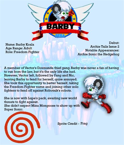 Sonic Universe Legacy Database Barby Koala