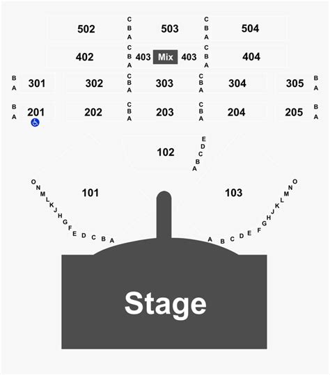 Brown County Music Center Seating Chart Hd Png Download Kindpng