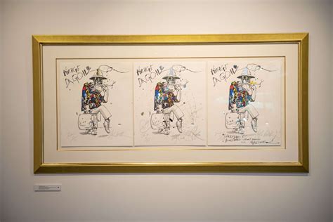 The Art Of Gonzo Aspen Gallery Collects 16 Rare Works Of Art By Hunter