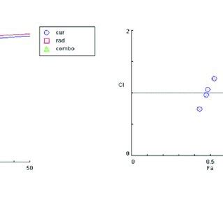 Graphical Presentations Obtained From The Compusyn Report For The
