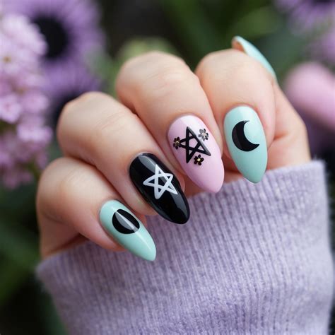 15 Goth Spring Nails Ideas For Your Dark Floral Fantasy Btartbox Nails