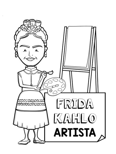 Disegni Di Frida Kahlo Da Colorare Disegni Colorarecom