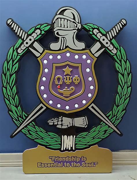 Omega Psi Phi Lamp