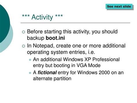 Ppt Windows Xp Boot Process Powerpoint Presentation Free Download