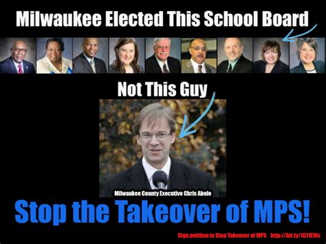 Milwaukee County Executive Chris Abele Is Not Our King Overpass Light Brigade