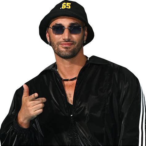 Bilall Fallah Black Outfit Buddy Torso Up Cutout Celebrity Cutouts