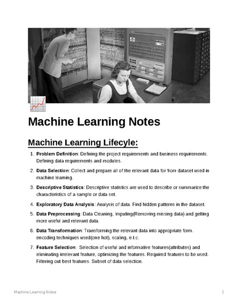 Machine Learning Notes 📈 Machine Learning Notes Machine Learning