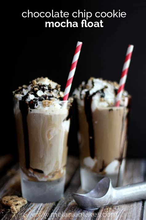 Chocolate Chip Cookie Mocha Float Melanie Makes