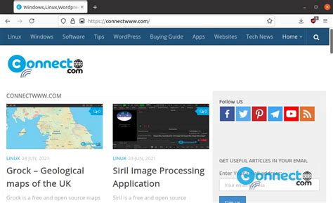 LibreWolf Web Browser Firefox Fork CONNECTwww