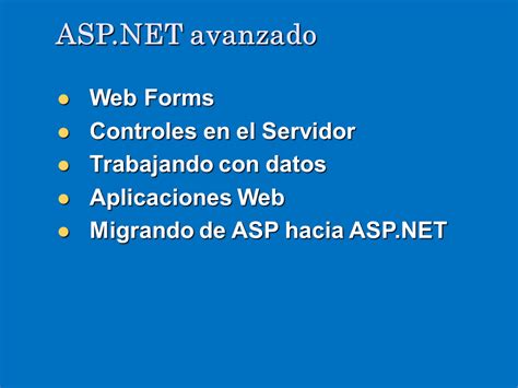 Introducción al ASP NET página 2