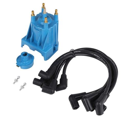 Ignition Tune Up Kit with Distributor Cap and Rotor and Spark Plug Wires Set ... | eBay
