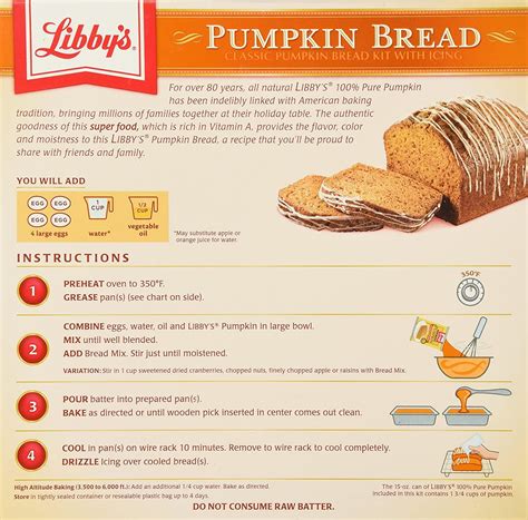 Libby Pumpkin Bread Kit Kroger At Judy Acosta Blog