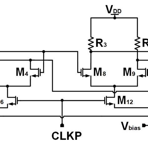 Schematic Of Current Mode Logic Cml Divider Download Scientific Diagram